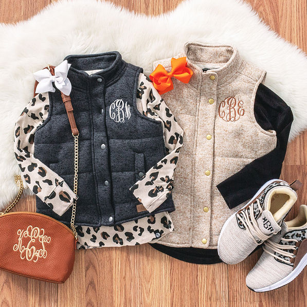 Personalized Kids Quilted Vest