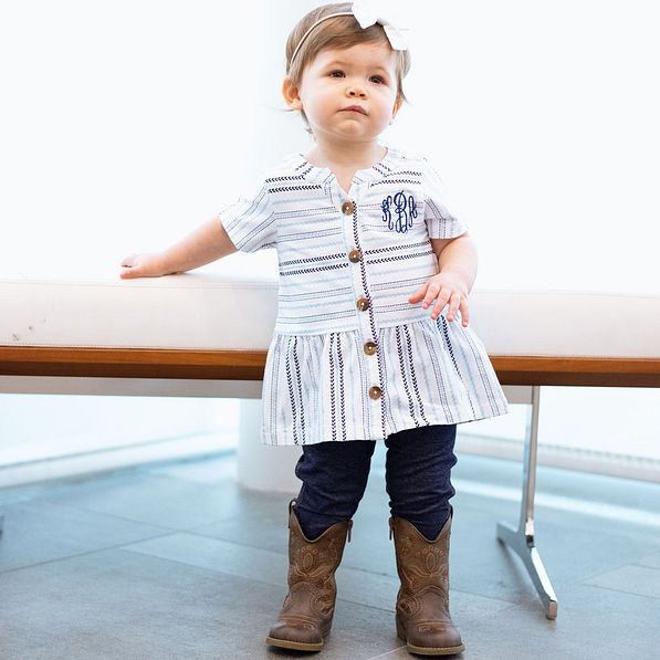 Kids Personalized Peplum Top - Marleylilly Kids