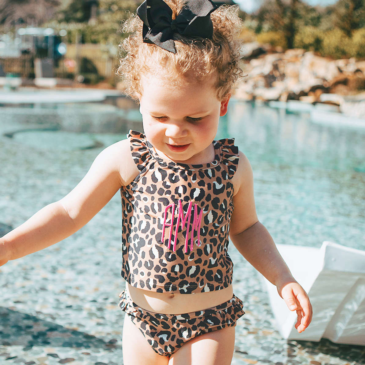 Marleylilly Kids | Personalized Ruffle Bathing Suit