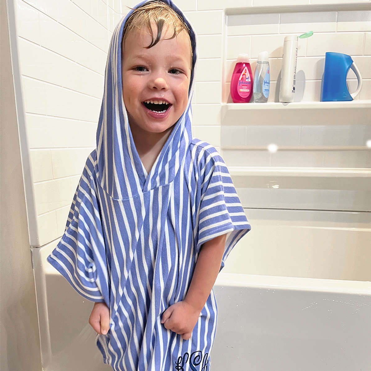 Toddler Hooded Towel Poncho