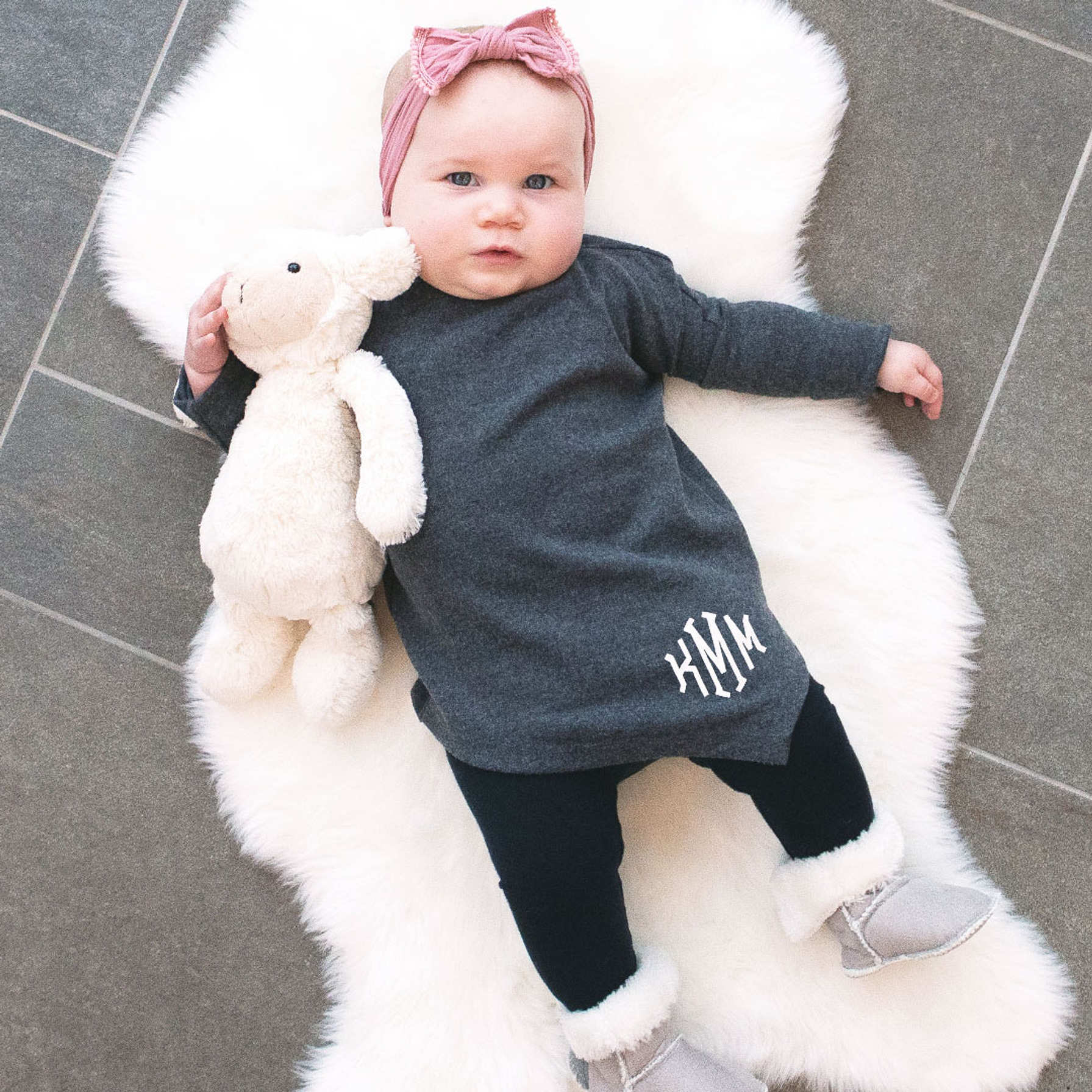 Girls Personalized Asymmetrical Hem Tunic