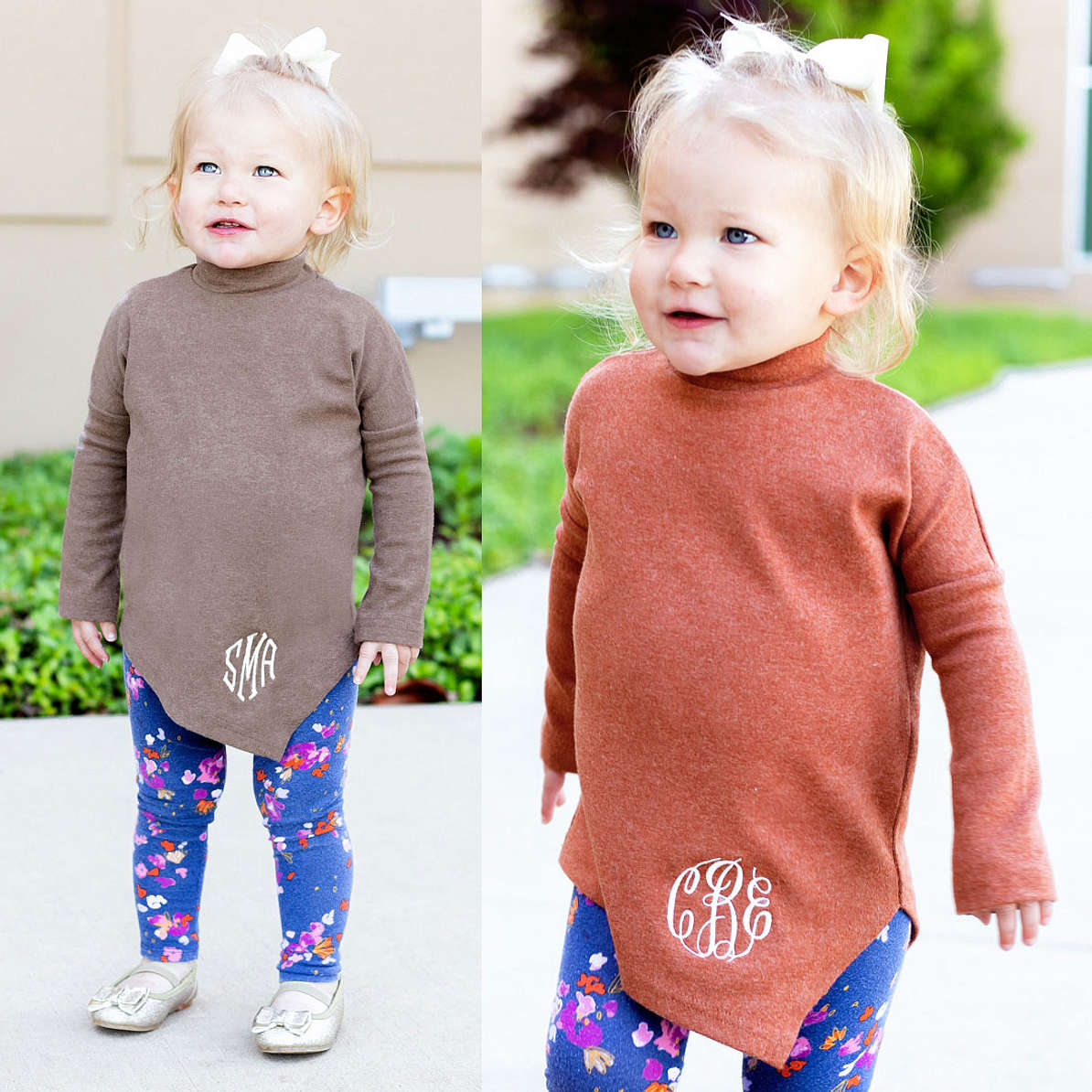 Girls Personalized Asymmetrical Hem Tunic