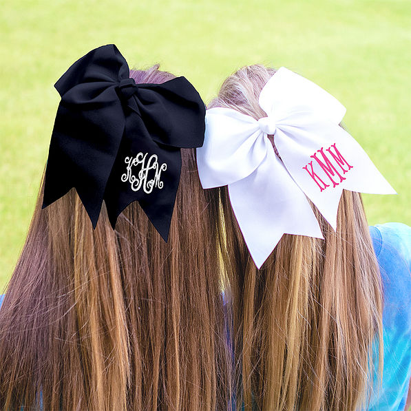 Kids Hair Bow with Monogram - Marleylilly Kids