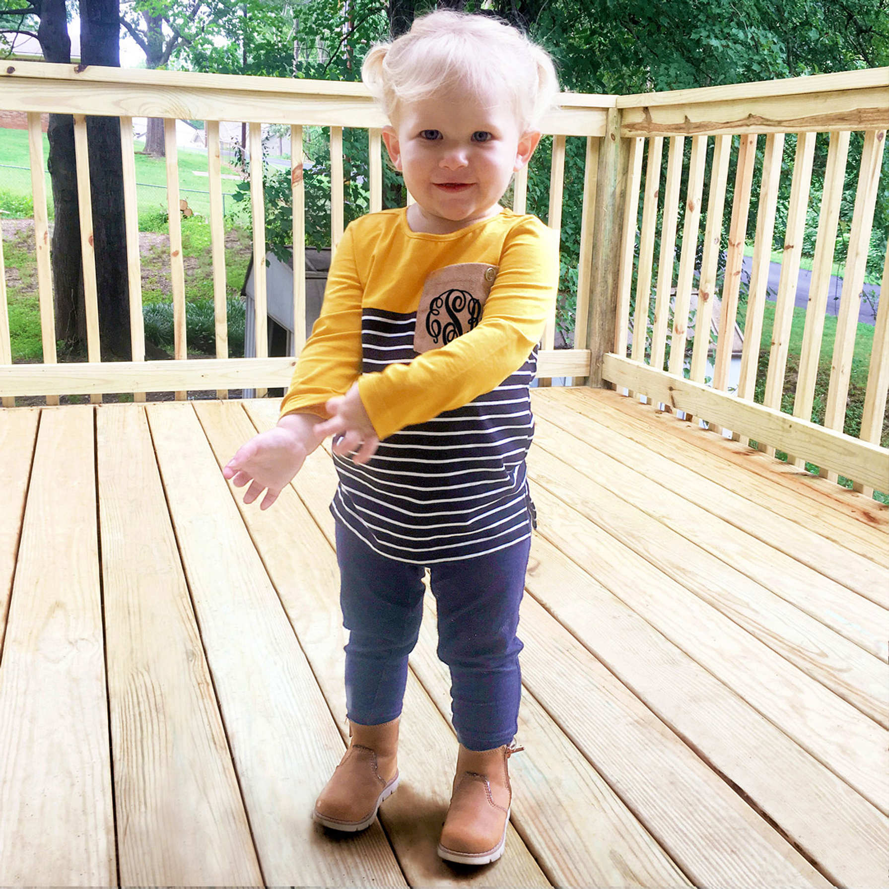 Personalized Kids Layering Tee - Marleylilly Kids