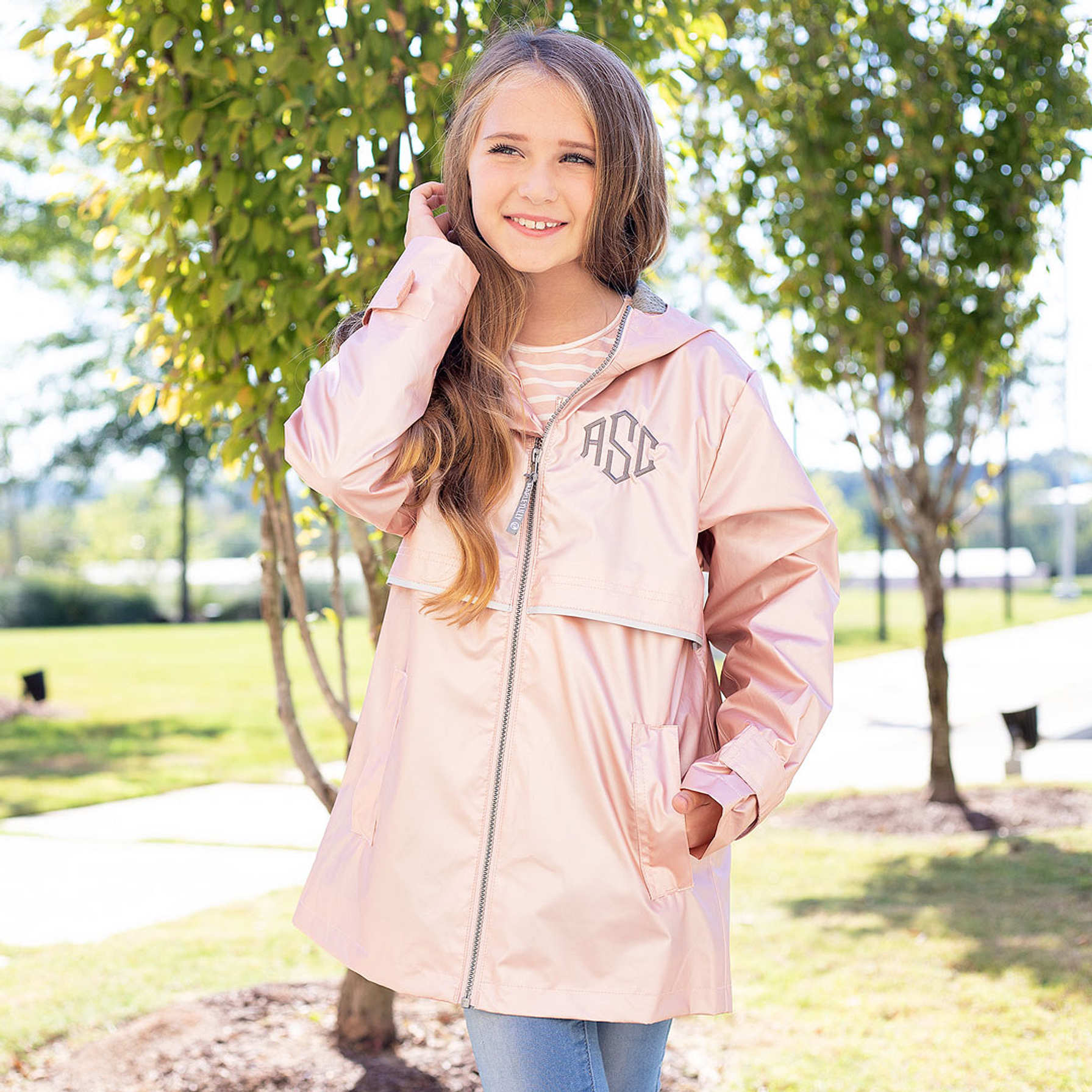 Personalized Girl's Rain Jackets - Marleylilly Kids