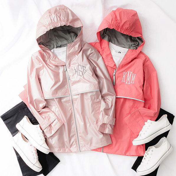 Personalized Girl's Rain Jackets - Marleylilly Kids