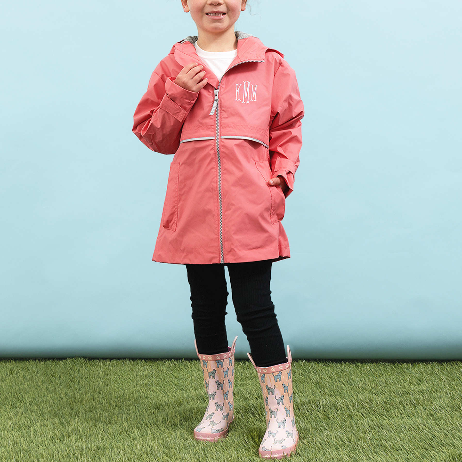 Personalized Girl's Rain Jackets - Marleylilly Kids