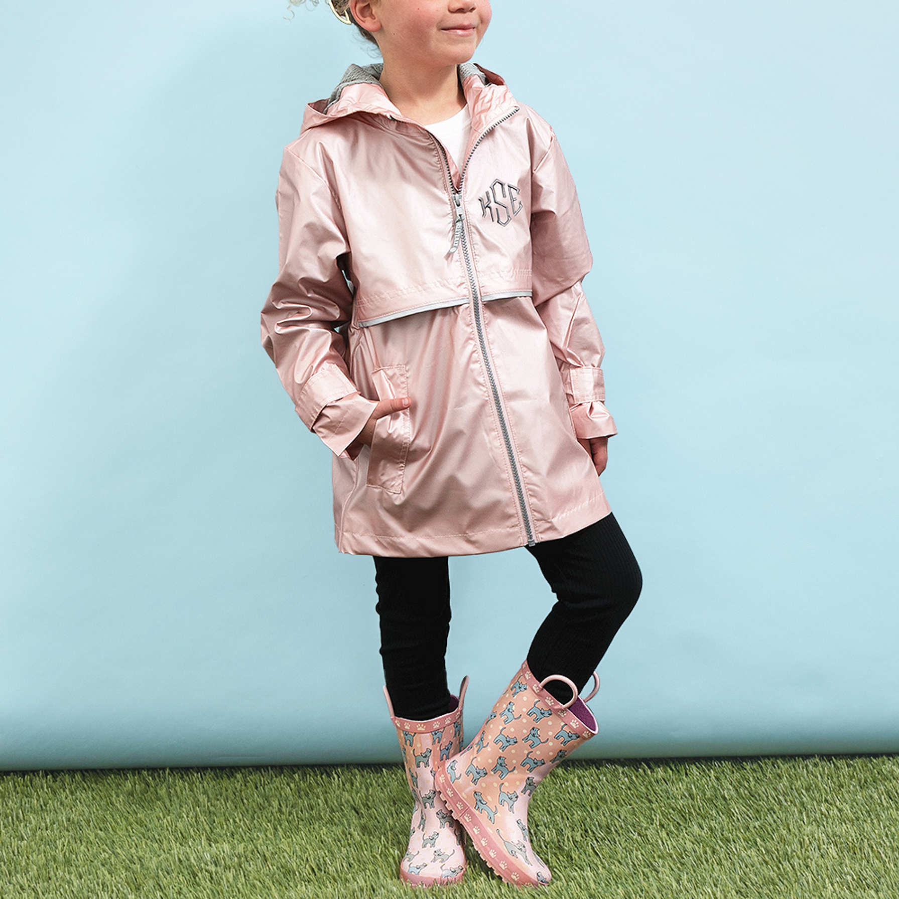 Personalized Girl's Rain Jackets - Marleylilly Kids