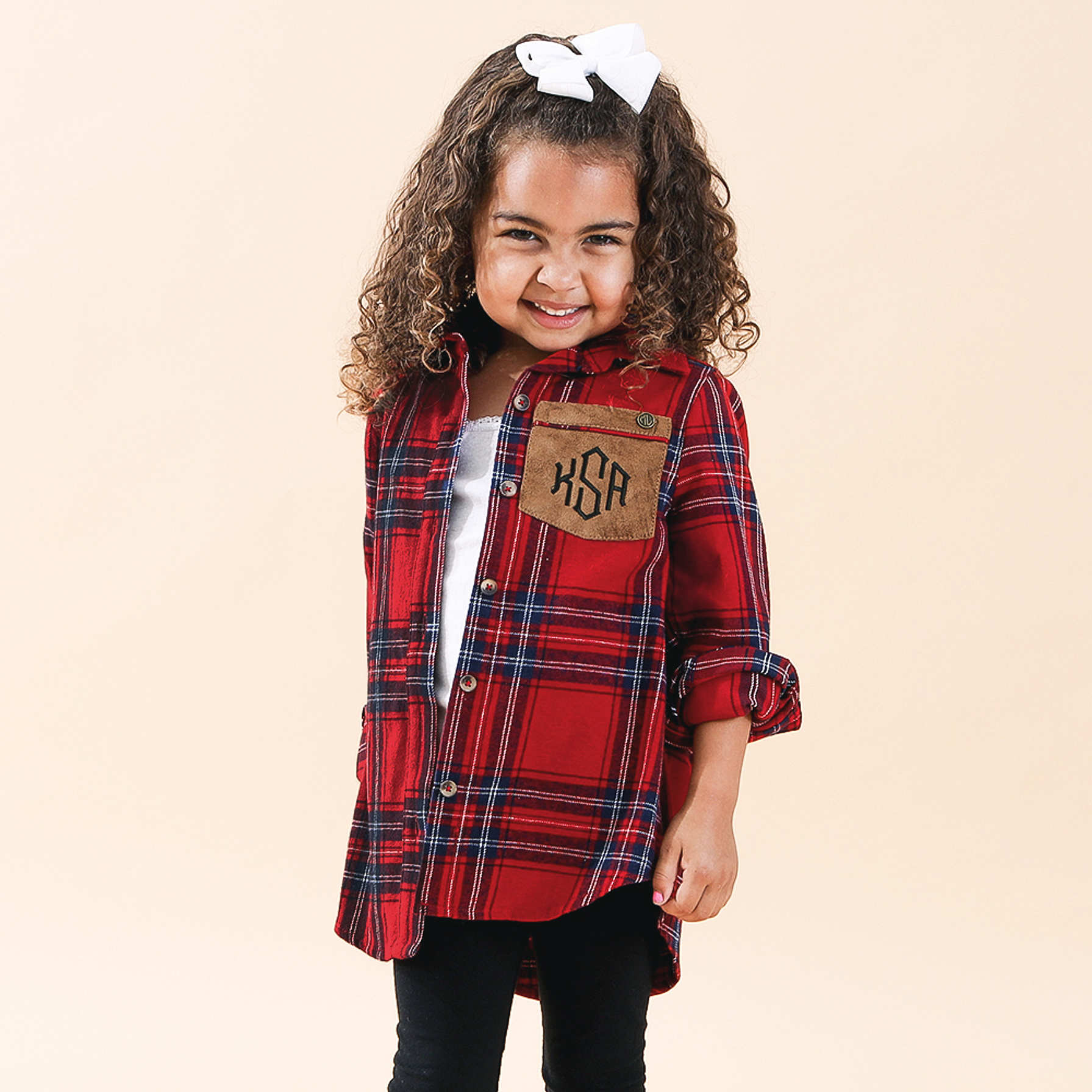 Marleylilly Kids | Personalized Plaid Tunic