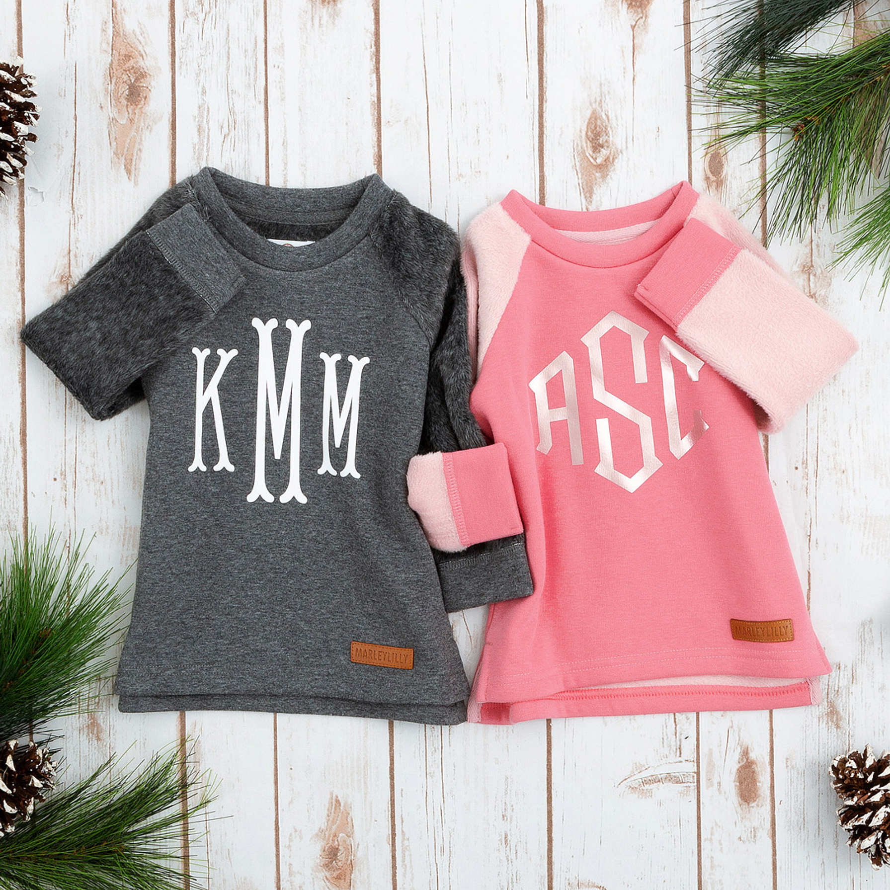 Kids Personalized Raglan Sweatshirt - Marleylilly Kids