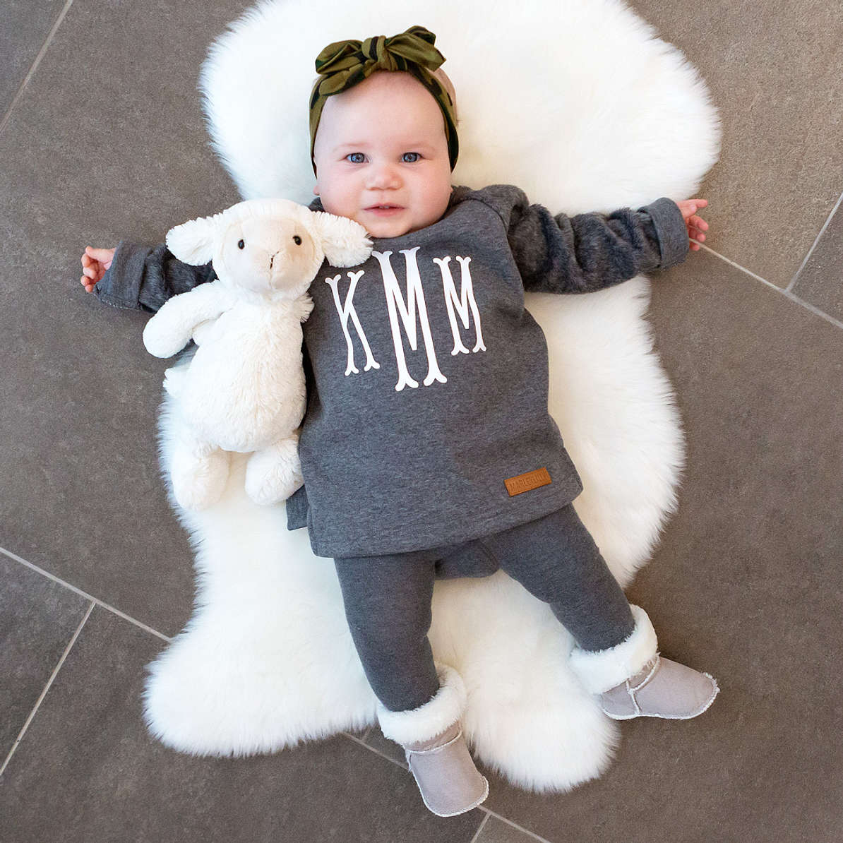Kids Personalized Raglan Sweatshirt - Marleylilly Kids