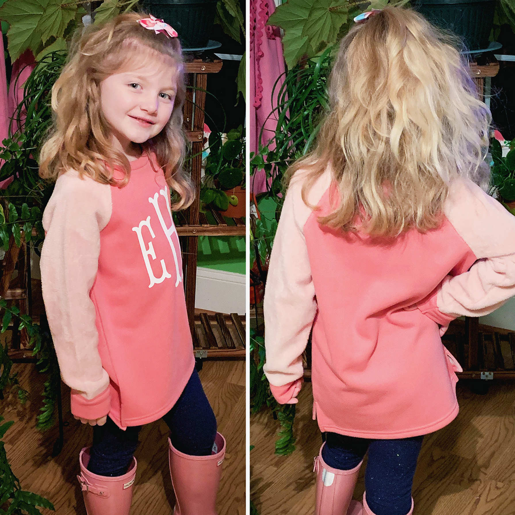 Kids Personalized Raglan Sweatshirt - Marleylilly Kids
