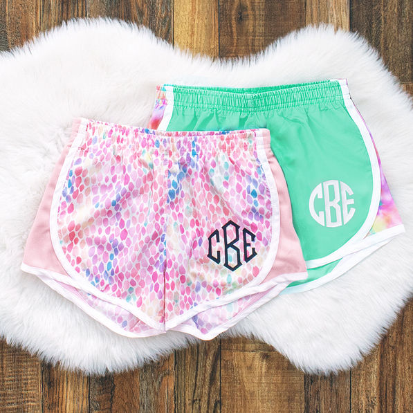 Girl's Personalized Running Shorts