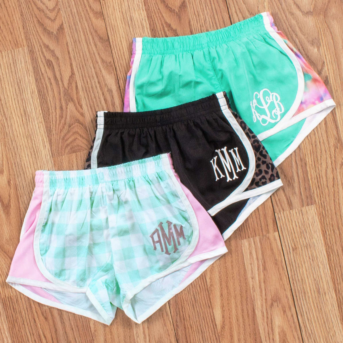 Girl's Personalized Running Shorts