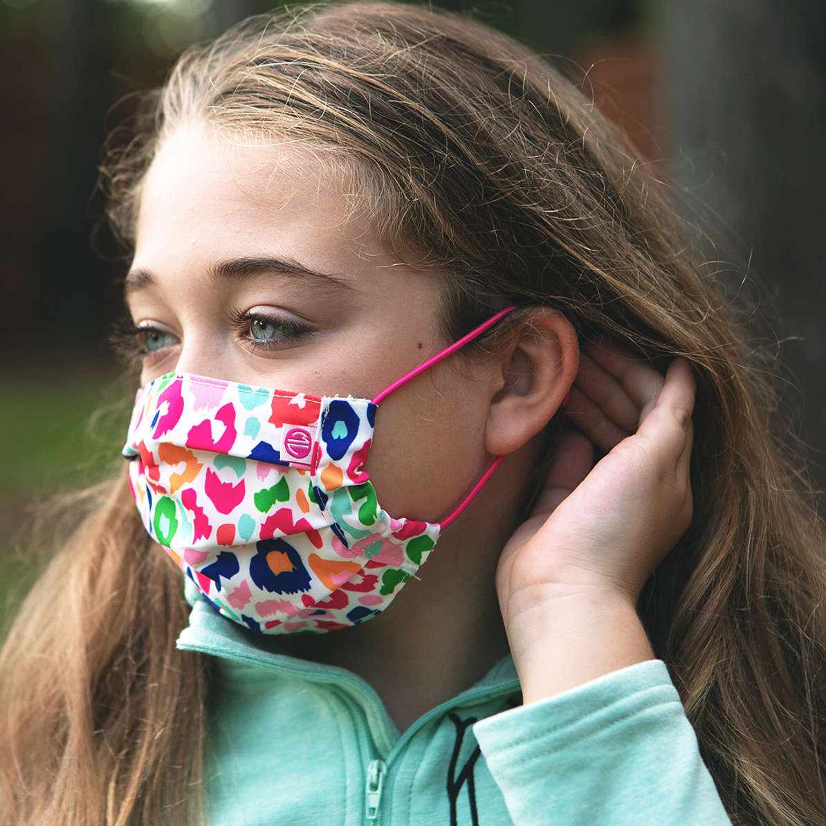 Girls Leopard Face Mask - Marleylilly Kids