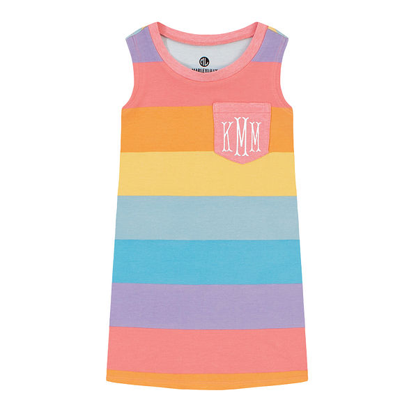 Personalized Kids Sleeveless Dresses – Marleylilly Kids