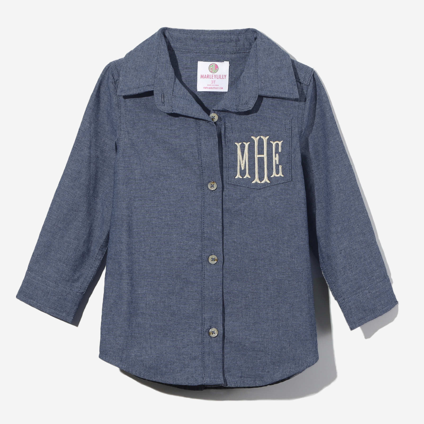Marleylilly Kids | Personalized Button Up Top