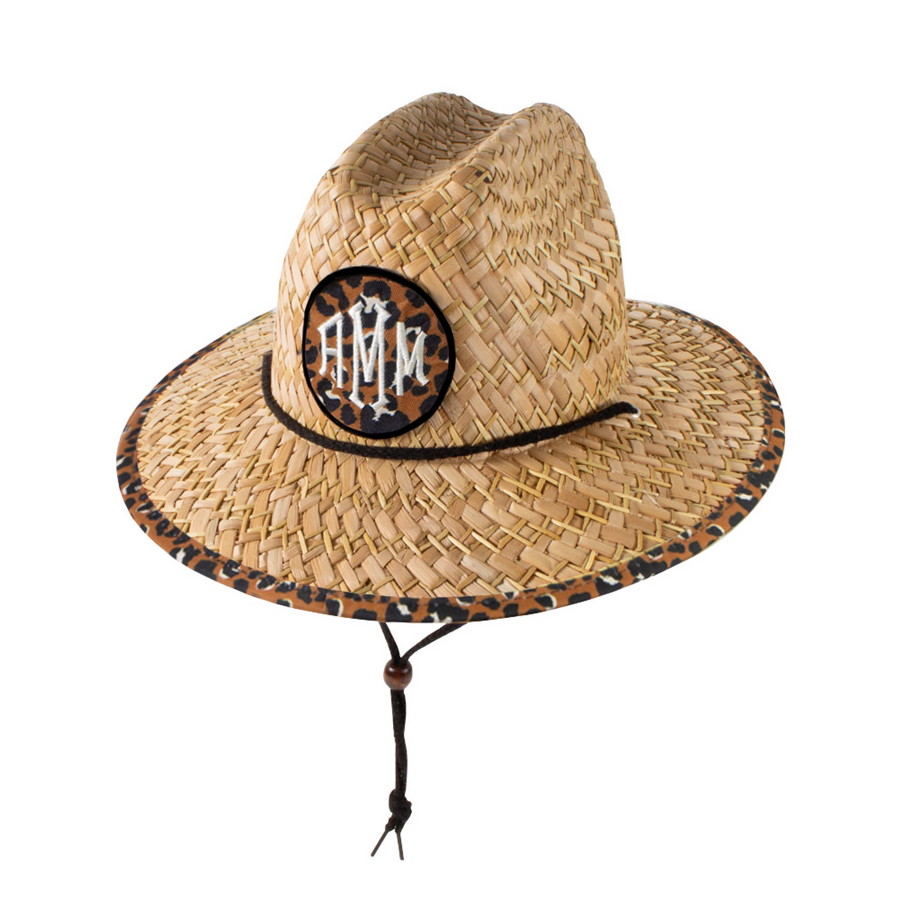 Monogrammed Kids’ Straw Sun Hat - Marleylilly