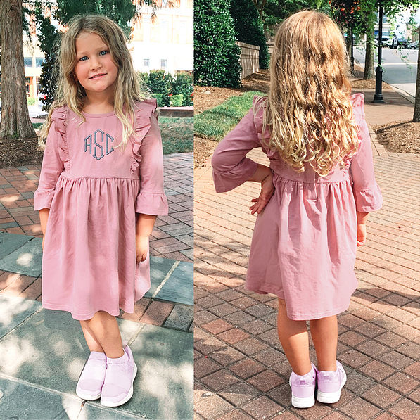 Personalized Girl's Ruffle Dresses