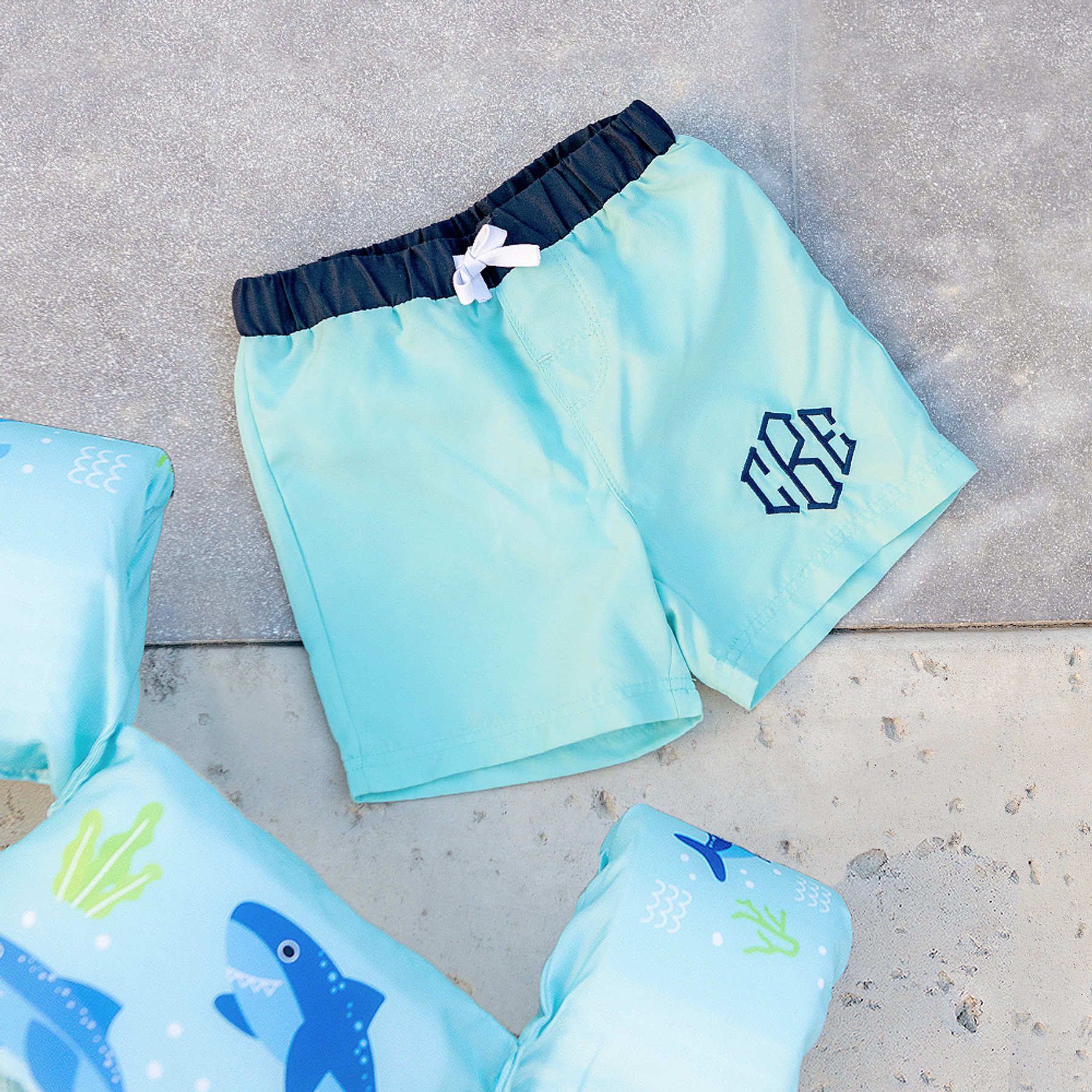 Marleylilly Kids | Personalized Boys Swim Trunks