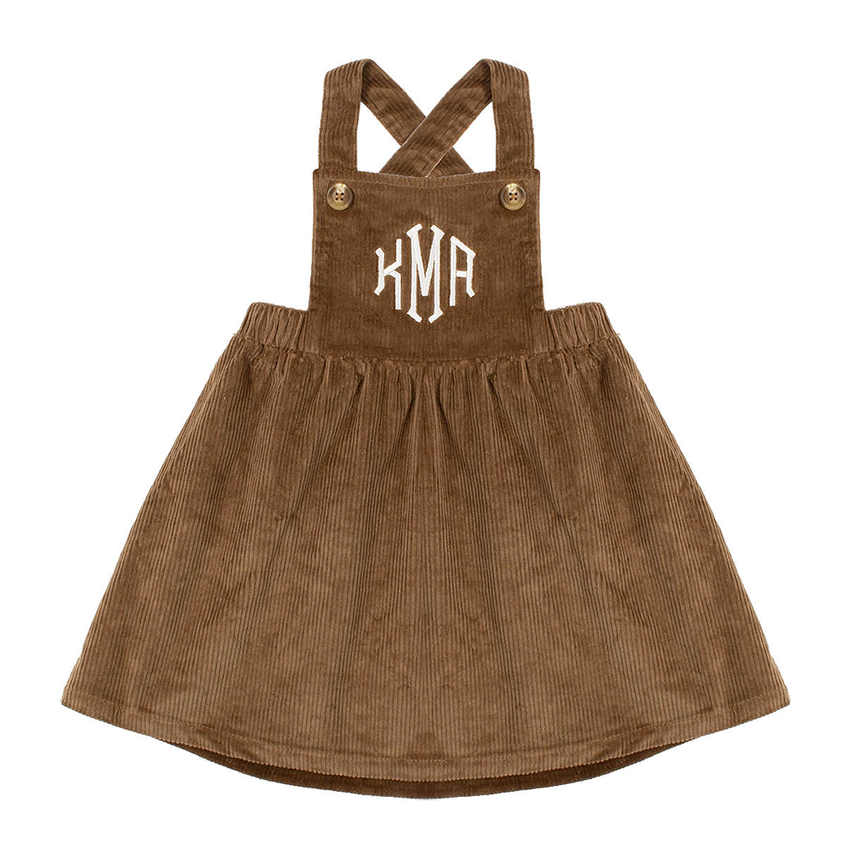 Personalized Girl's Sleeveless Overall Dresses