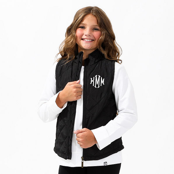 Personalized Kids Puffer Vest | Marleylilly Kids