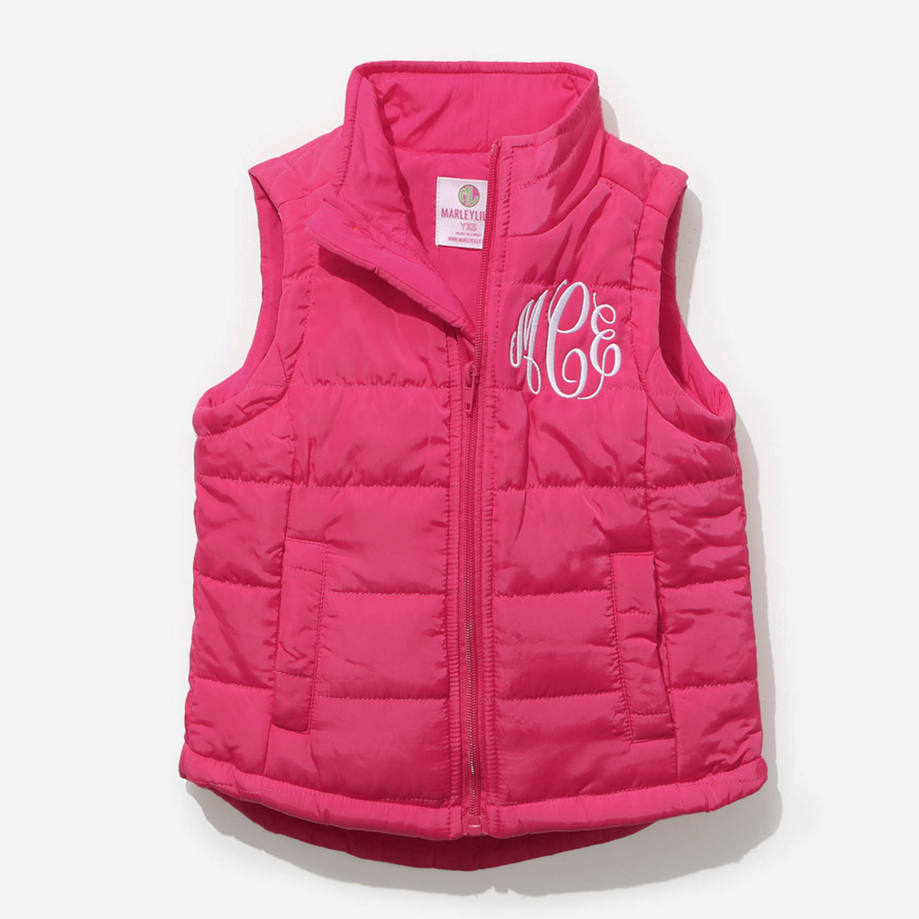 Personalized Kids Puffer Vest | Marleylilly Kids