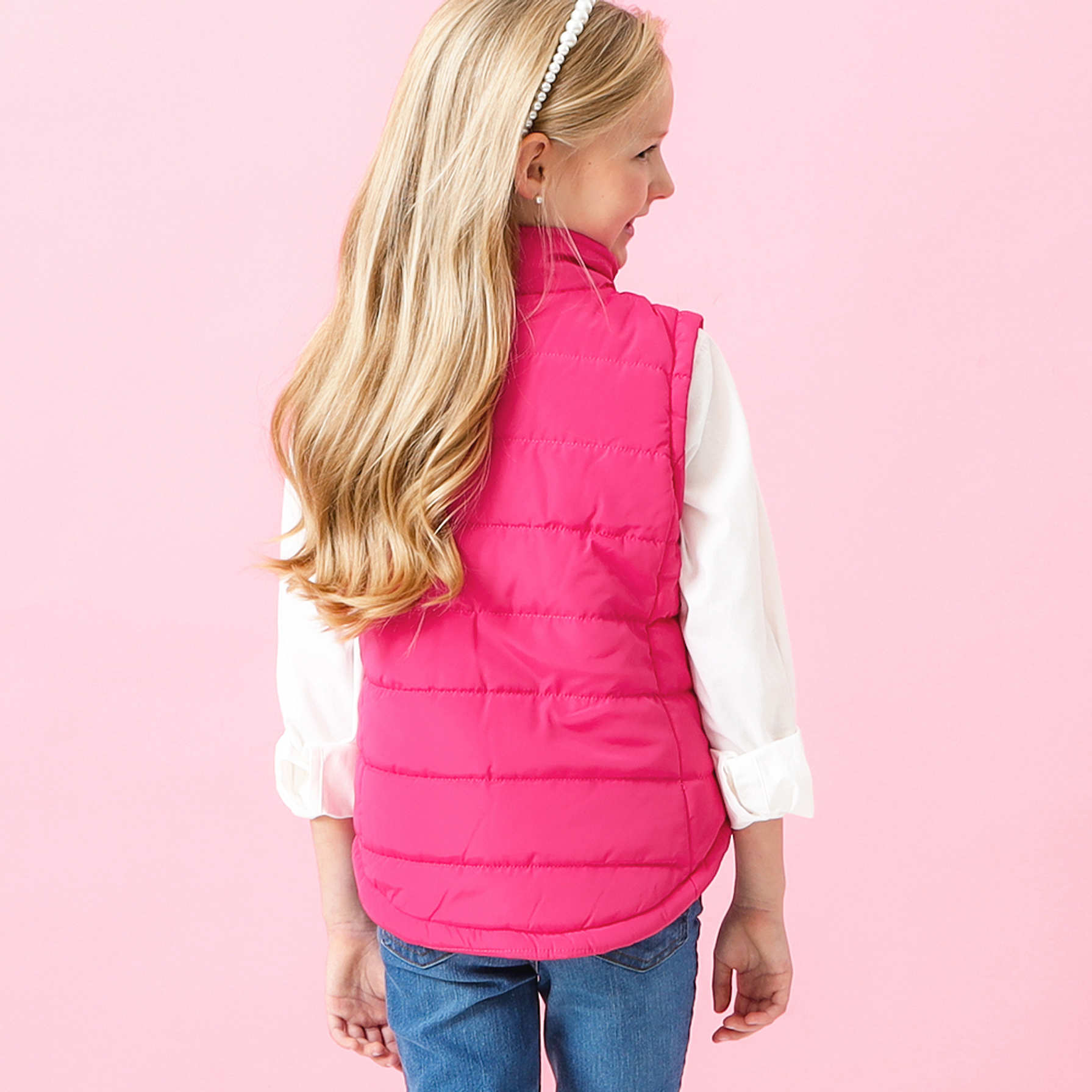 Personalized Kids Puffer Vest | Marleylilly Kids