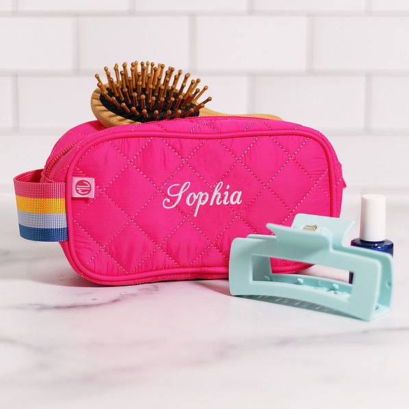 Marleylilly Kids | Personalized Rainbow Cosmetic Bag