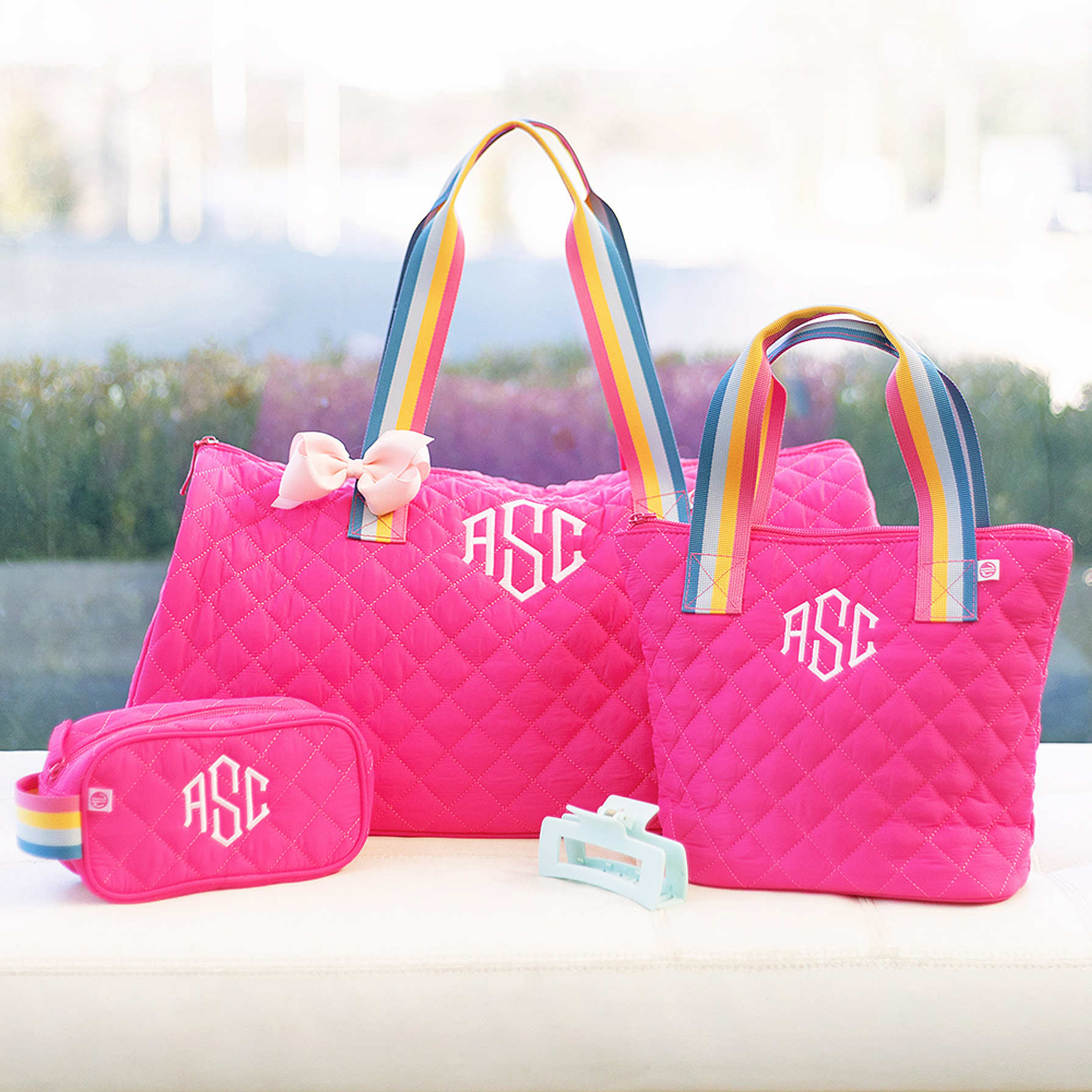 Marleylilly Kids | Personalized Rainbow Tote Bag