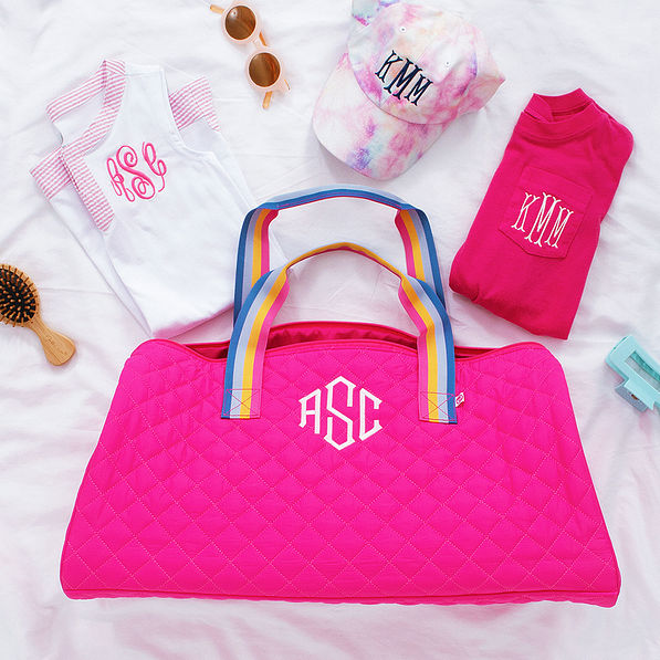 Marleylilly Kids | Personalized Rainbow Duffel Bag