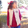 Personalized Kids Tan Vest