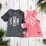 Kids Personalized Raglan Sweatshirt - Marleylilly Kids